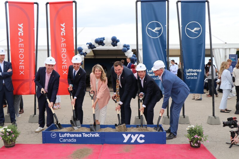 Lufthansa Technik breaks ground in Calgary, marking a milestone in ...