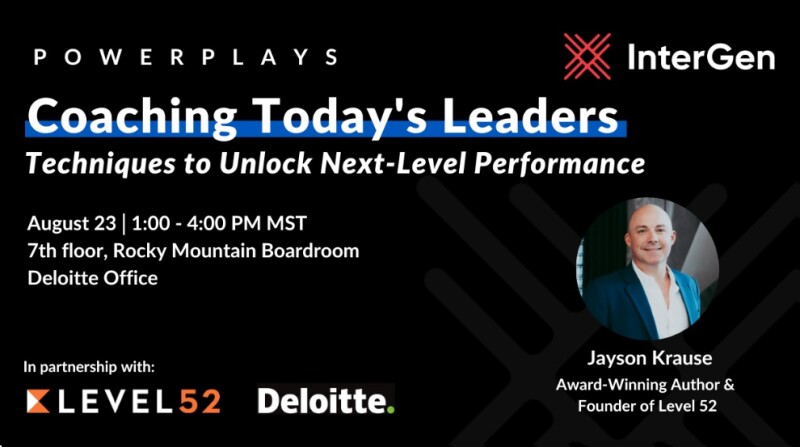 InterGen PowerPlay: Coaching Today's Leaders | Calgary Economic